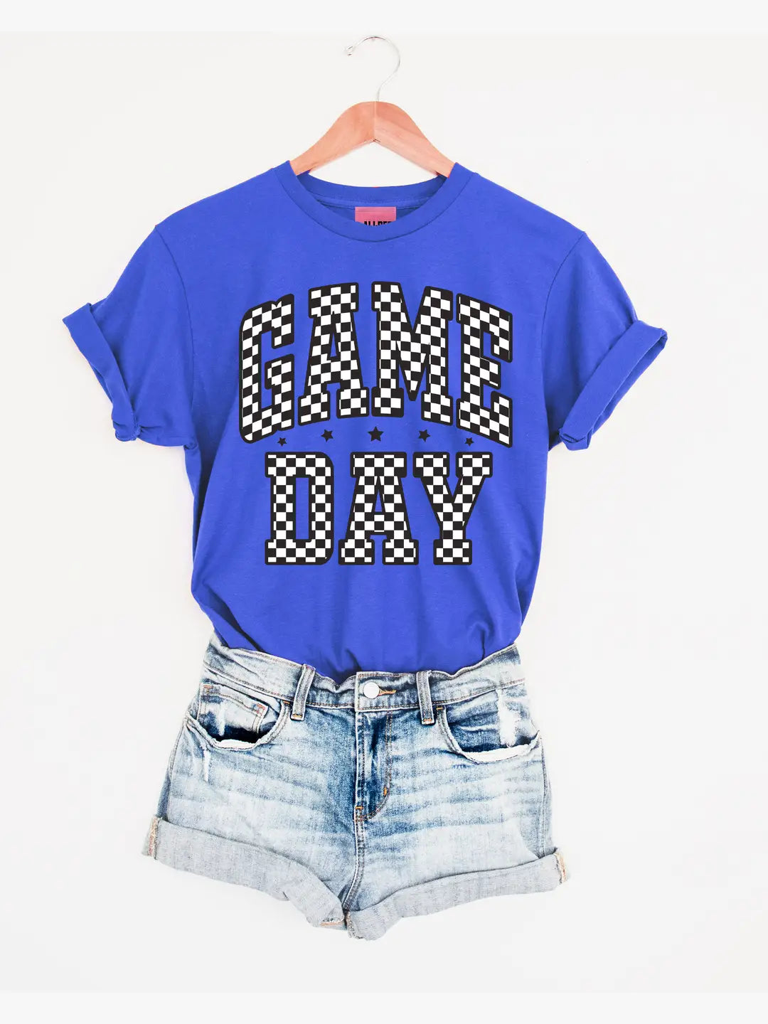 Game Day Check By Ali Dee Customizable Gameday Football Graphic Tee - – Ali Dee Wholesale